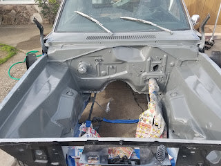 PDN Destroyer Gray engine bay repaint – 66 Auto Color