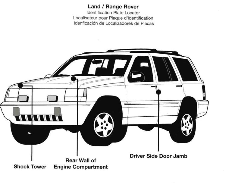 Land - Range Rover Automotive Paint Codes – 66 Auto Color