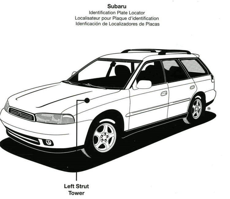 Subaru Car Paint Codes - Automotive Aerosol Spray Paint – 66 Auto Color