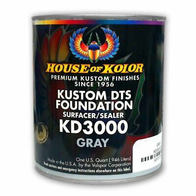 House of Kolor KD3000 Primer Surfacer Sealer Quart Kit - HOK-KD – 66 ...