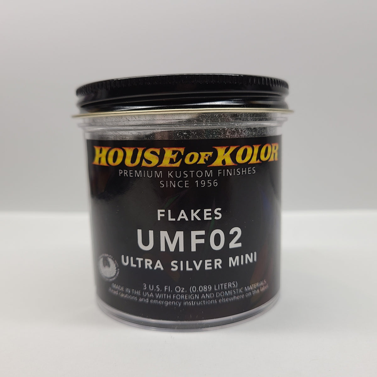 House of Kolor UMF-02 Ultra Silver Mini Flakes - 3 oz – 66 Auto Color